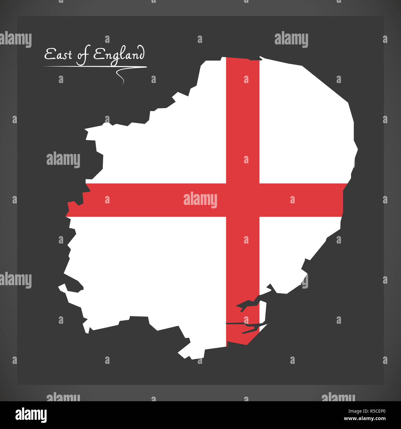 Atlas Of English Counties High Resolution Stock Photography and Images ...