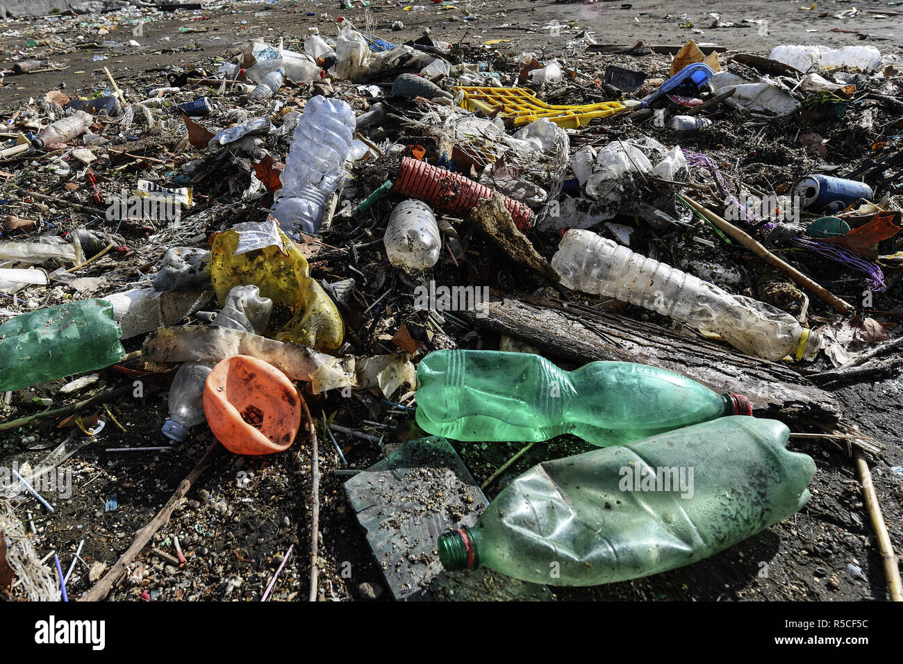 Clean up crews arrive at Rotonda Diaz and Canalone beach in Naples to ...