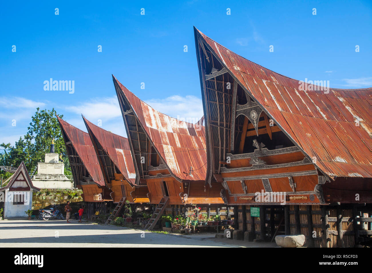 Indonesia, Sumatra, Samosir Island, Lake Toba, Ambarita, Siallagan ...