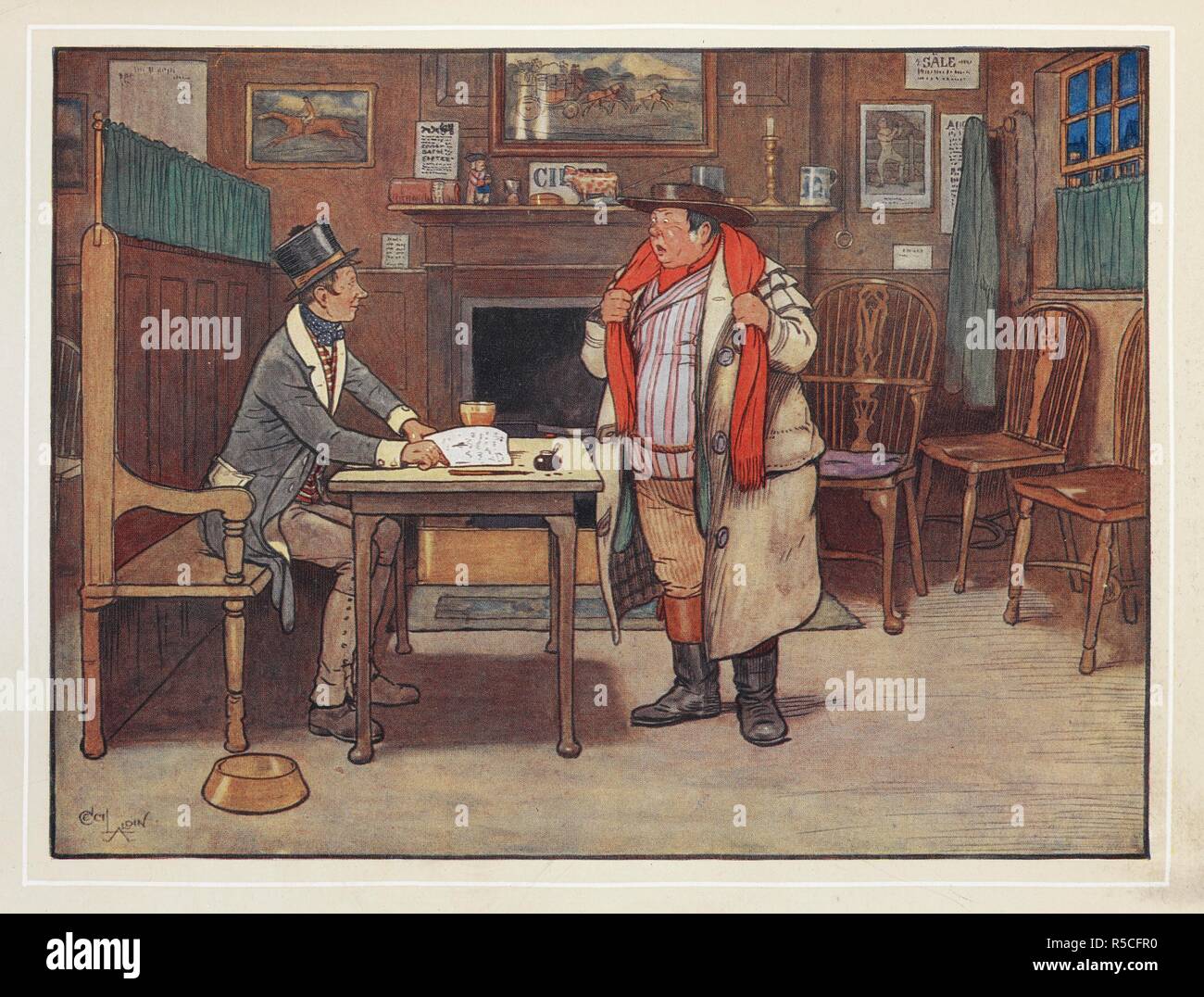 Mr pickwick and sam weller pickwick papers hi-res stock photography and ...