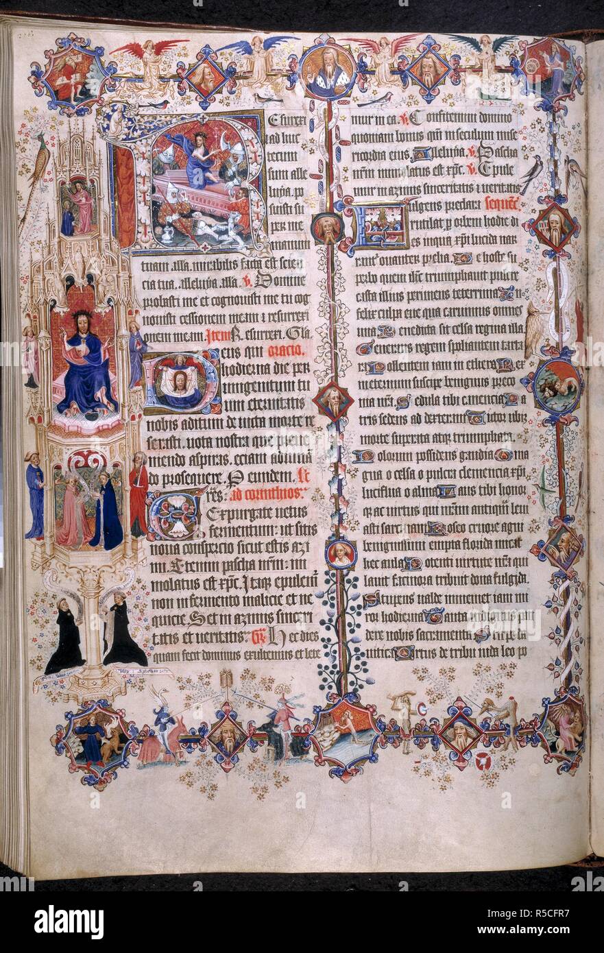 Easter Sunday: the Resurrection. Sherborne Missal. Sherborne, co ...