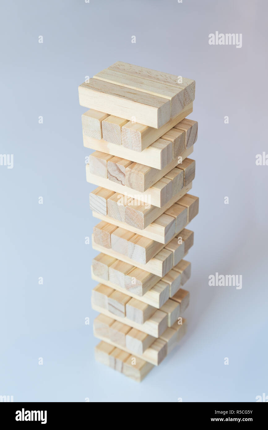 Wooden blocks stacked hi-res stock photography and images - Alamy