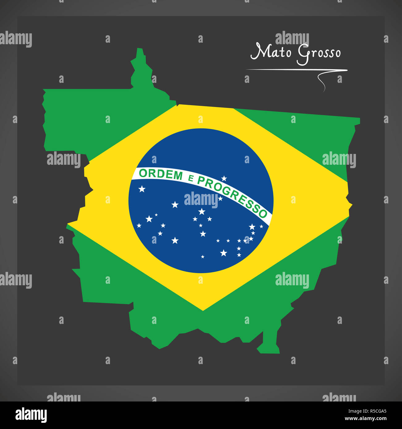 Mato grosso map hi-res stock photography and images - Alamy