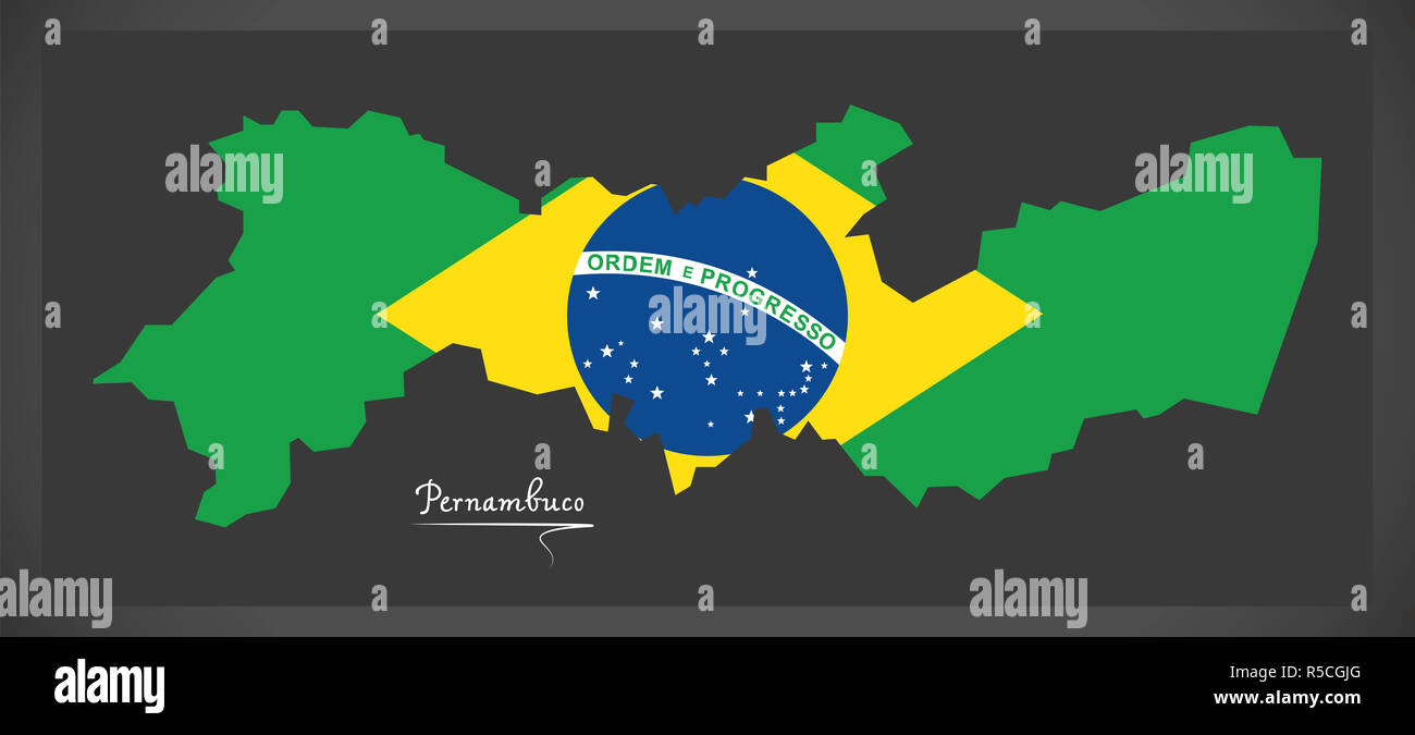 Pernambuco map hi-res stock photography and images - Alamy