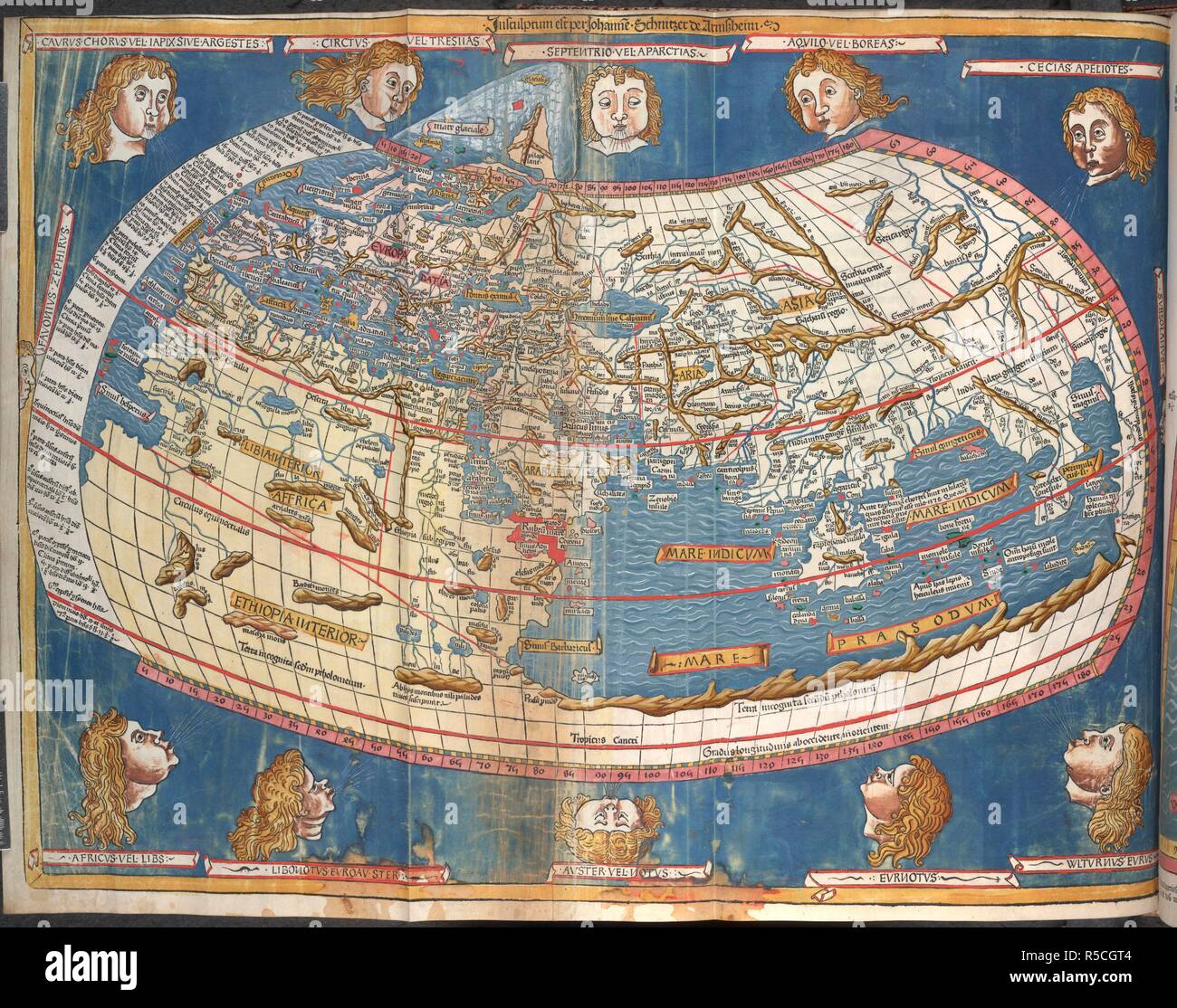 World map. [Map of the Ancient World.] Lithographed from an a. Ulmae ...