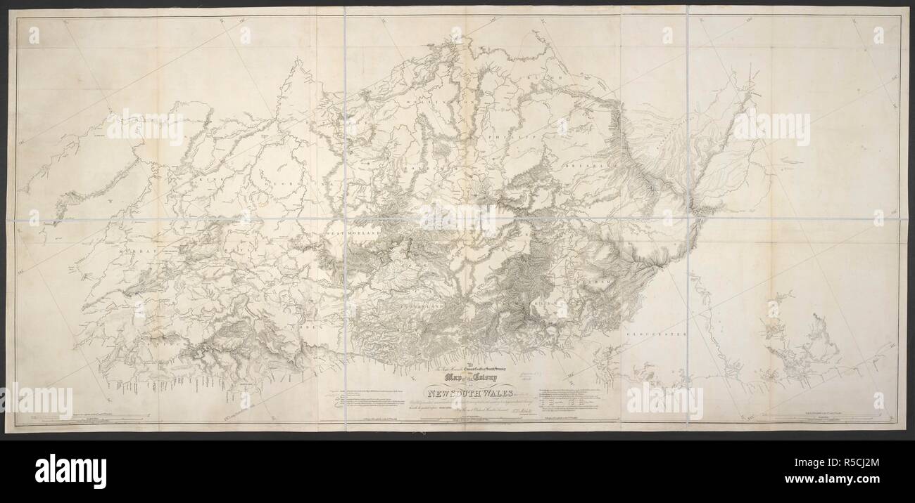 A map of New South Wales. Map of the Colony of New South Wales ...