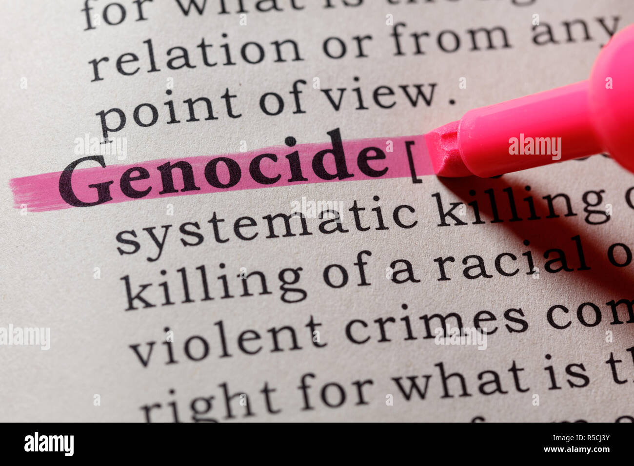 Fake Dictionary, Dictionary definition of the word genocide. including ...