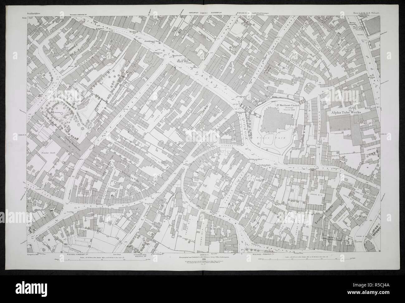 A plan of Walsall. (Ordnance Plan of the Town of Walsall.) Scale, 1 : ...
