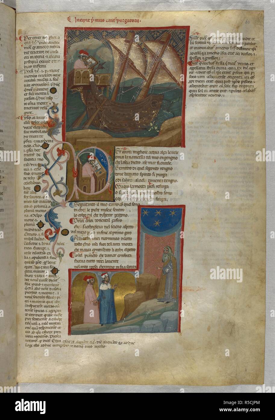 Dante purgatorio cato hi-res stock photography and images - Alamy