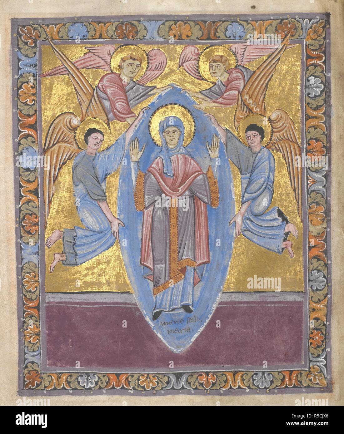 [Whole folio] The Assumption of the Virgin. Seeon Sacramentary ...