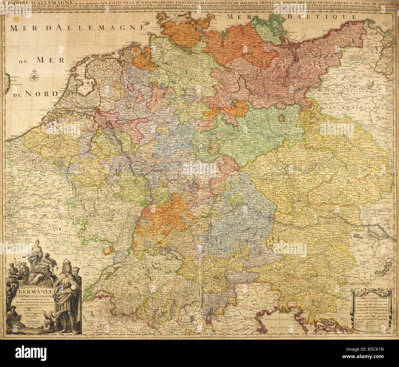 18th Century Map Germany Stock Photos & 18th Century Map Germany Stock ...