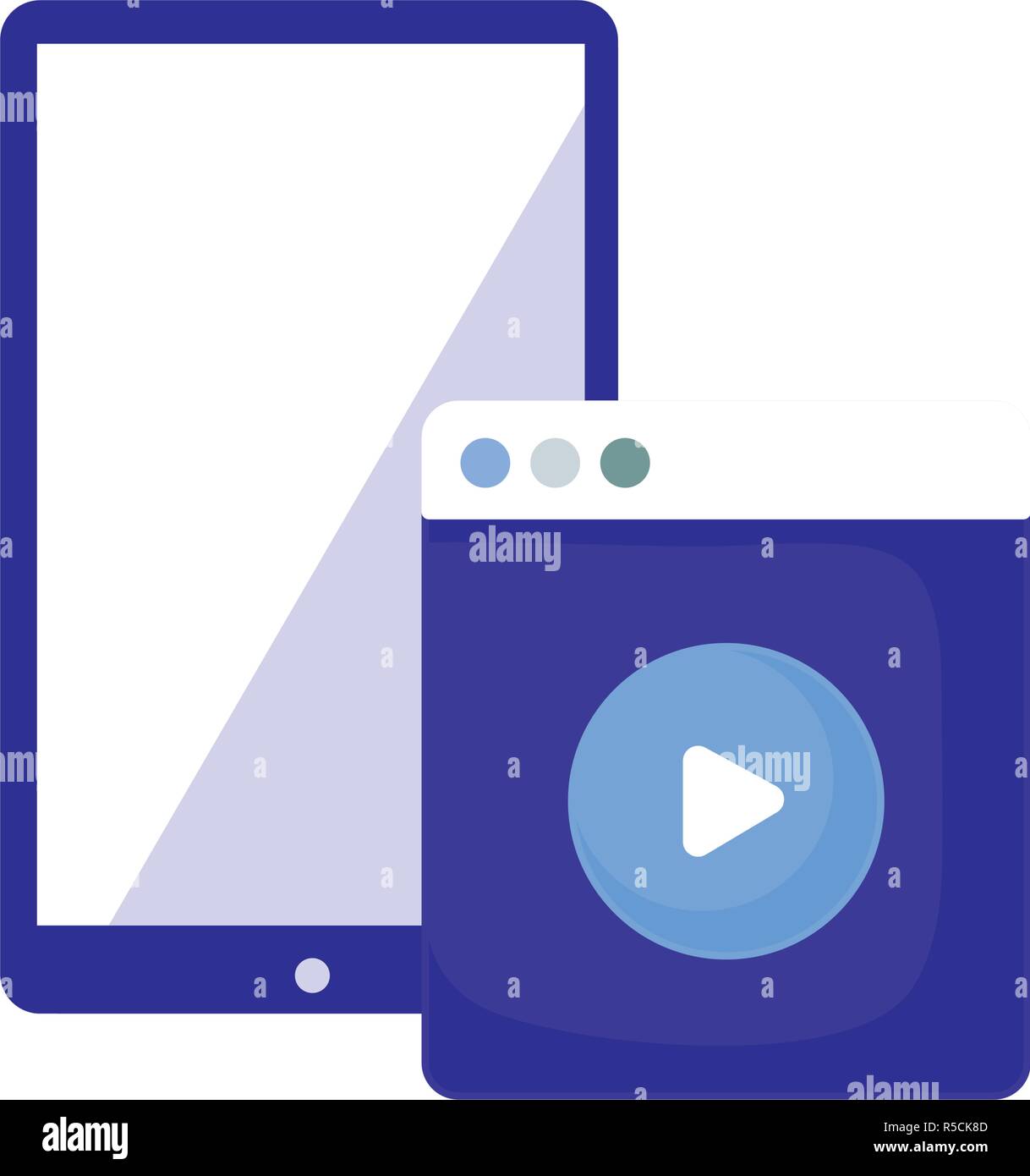 online shopping commerce mobile website vector illustration Stock ...
