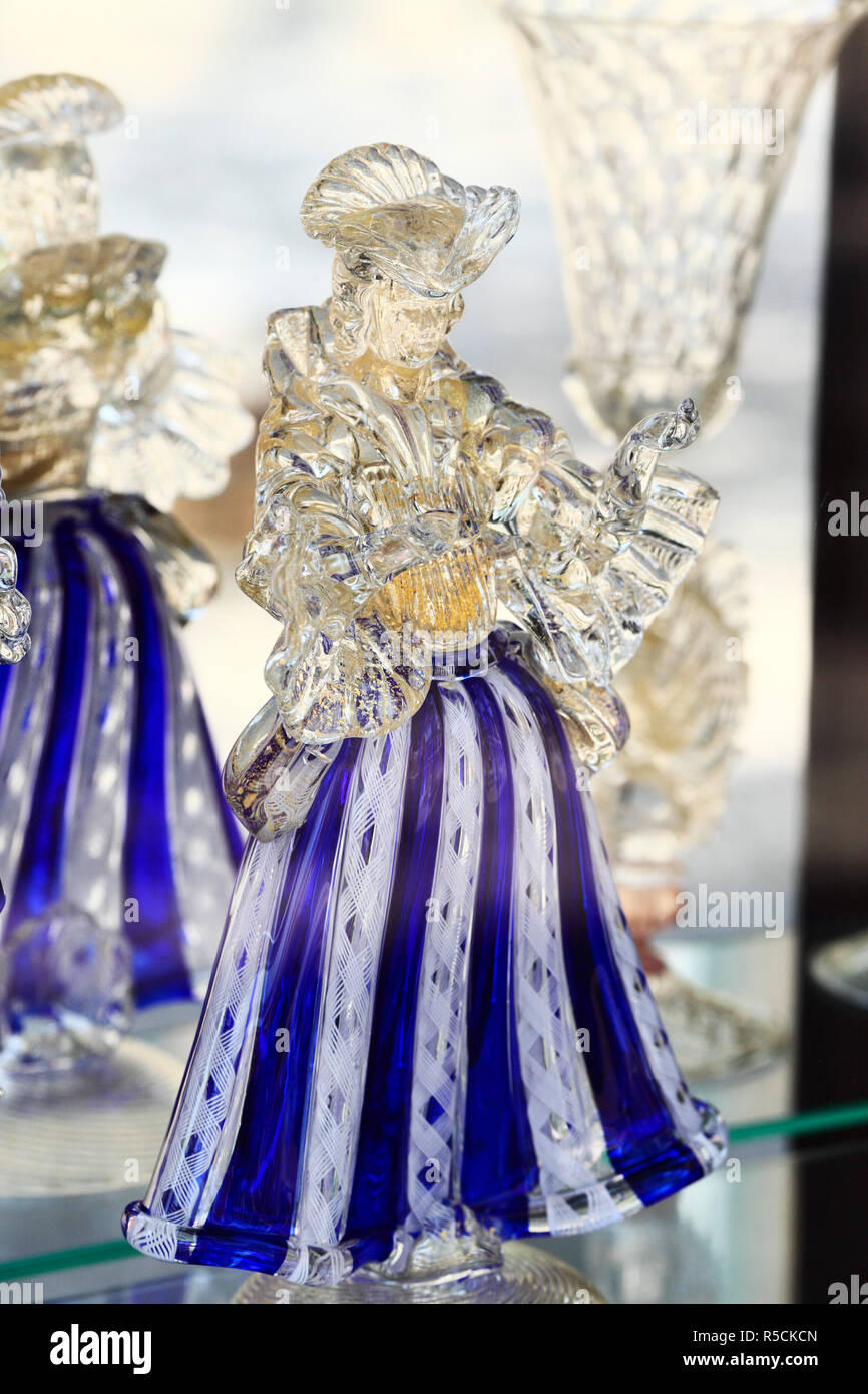 Glass souvenirs, Murano, Venice, Veneto, Itlaly Stock Photo - Alamy