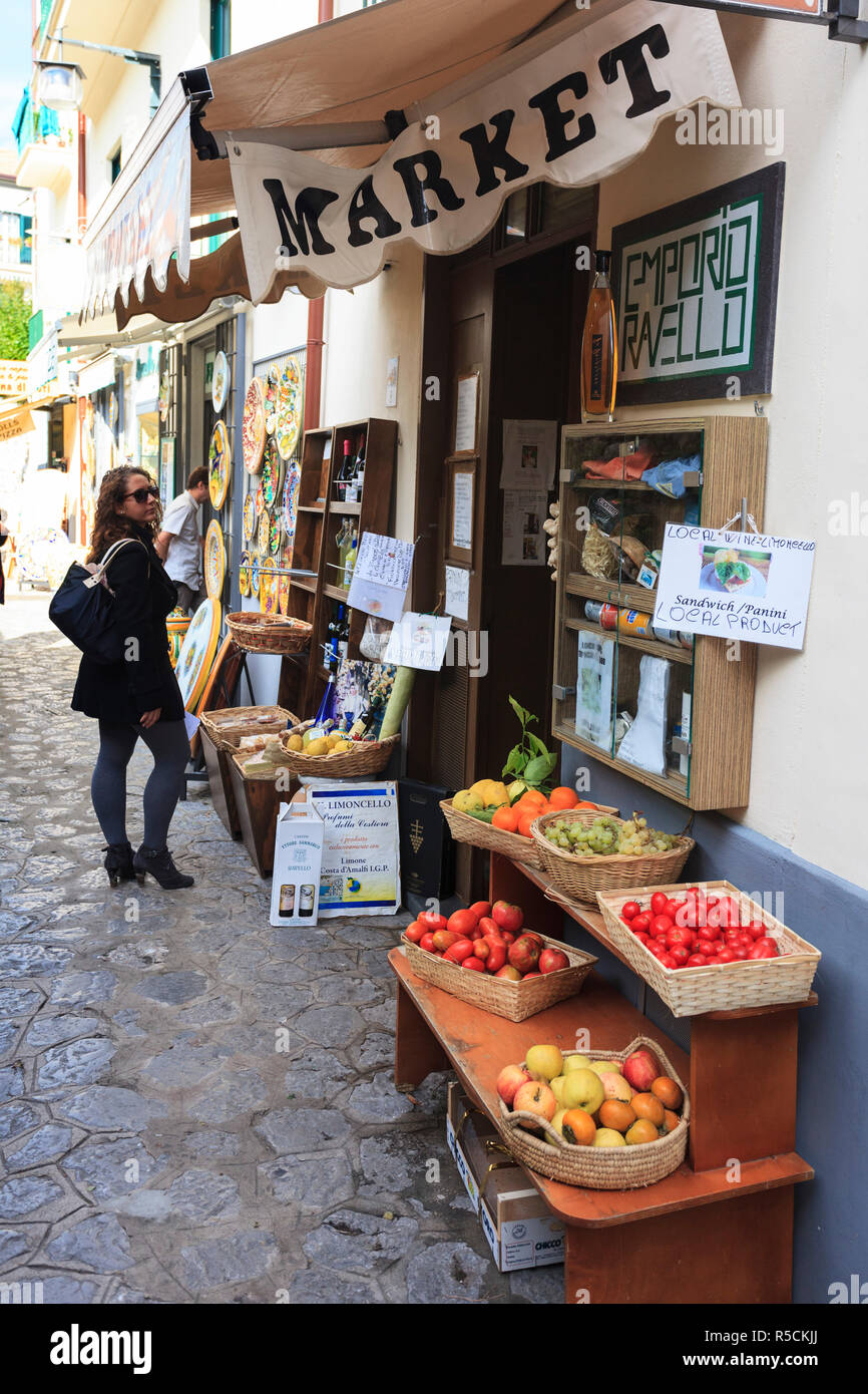 Italy, Amalfi Coast, Ravello, Market (MR Stock Photo - Alamy