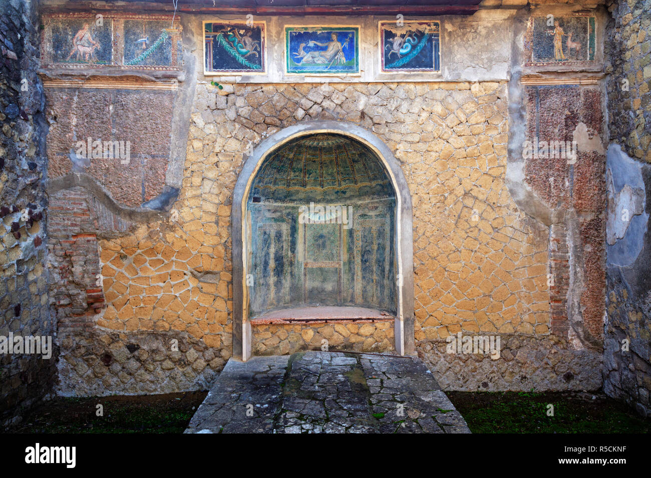 Italy, Naples, Herculaneum, Roman Ruins (UNESCO site Stock Photo - Alamy