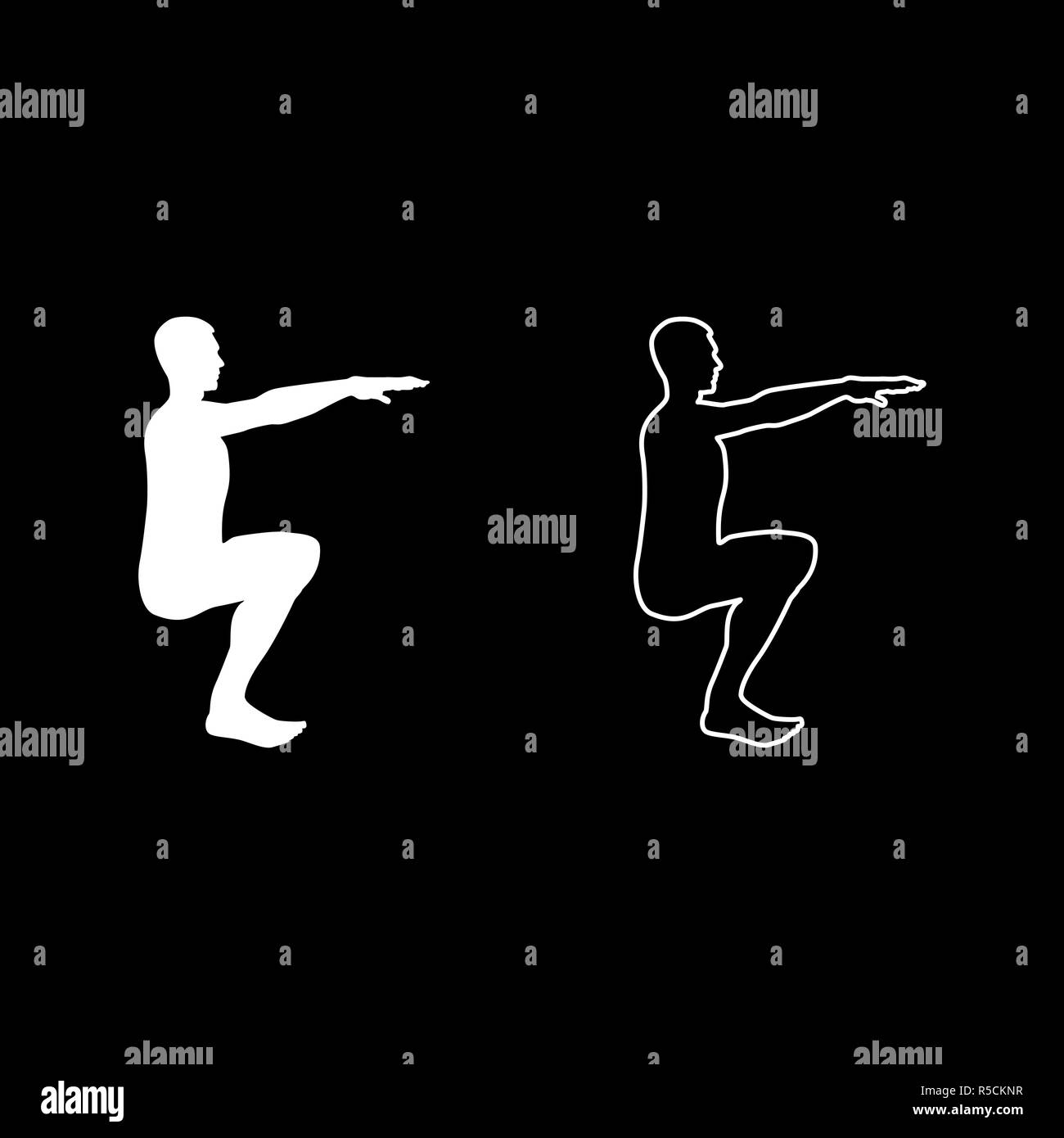 Crouch Black and White Stock Photos & Images - Alamy