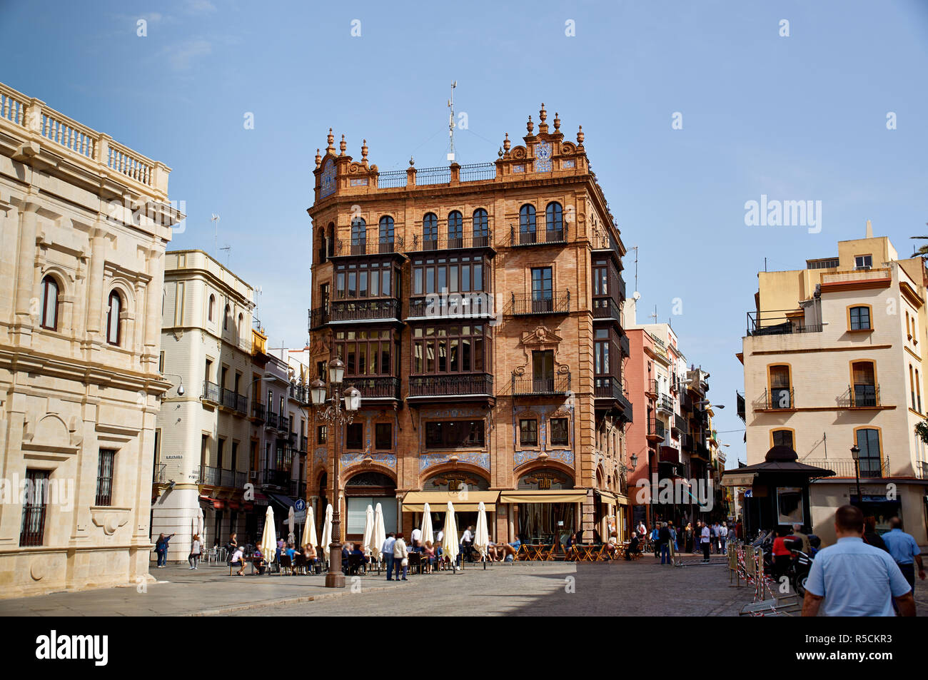 Historic buildings and monuments of Seville, Spain. Architectural ...