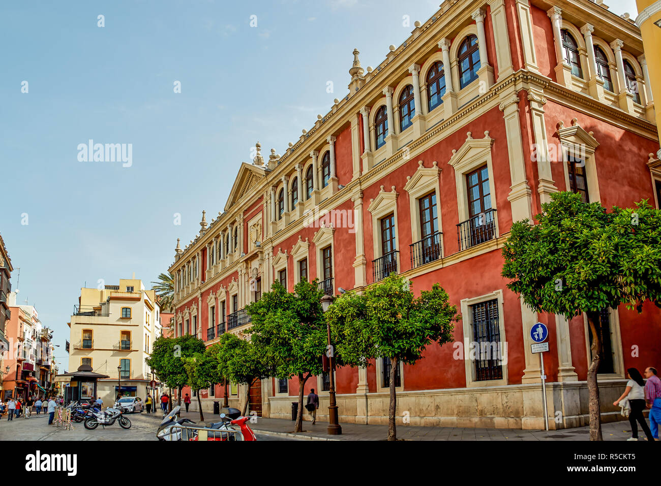 Historic buildings and monuments of Seville, Spain. Architectural ...