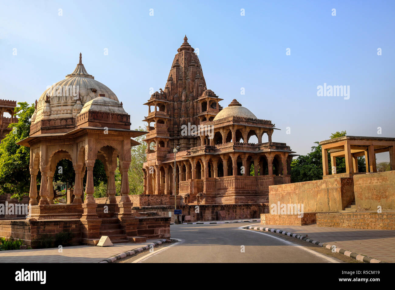 Temples of Mandore Garden. Mandore Garden is built around the royal ...
