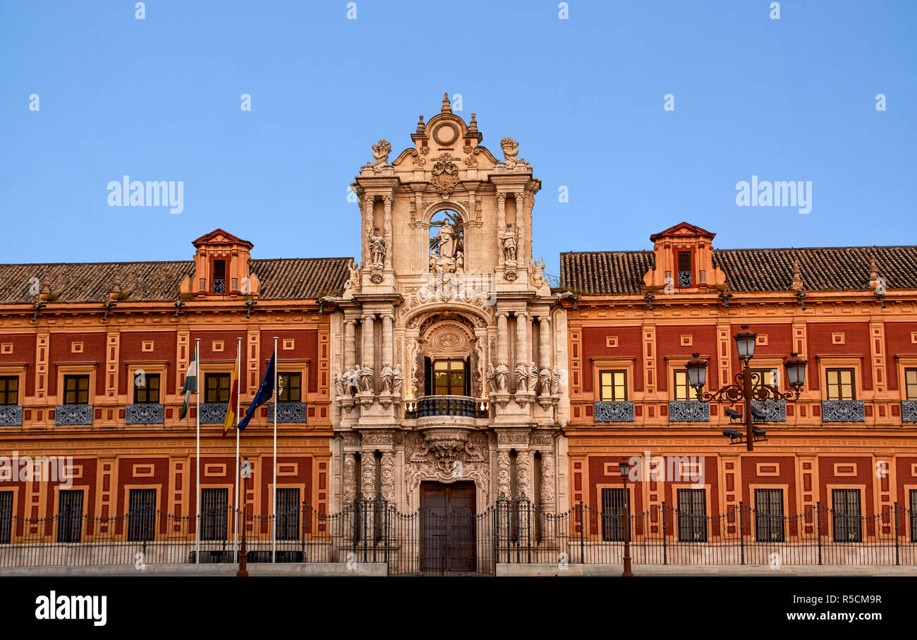 Historic buildings and monuments of Seville, Spain. Architectural ...