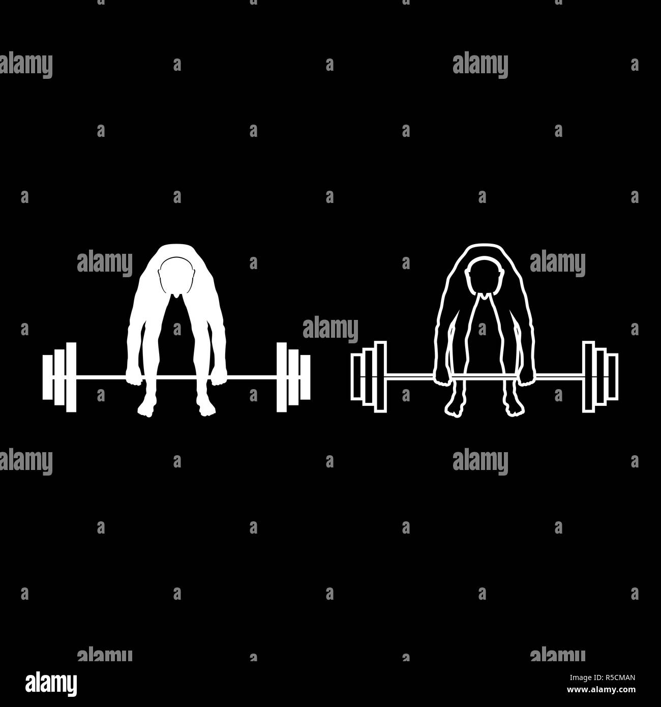 Athletic man doing dumbbell Black and White Stock Photos & Images - Alamy