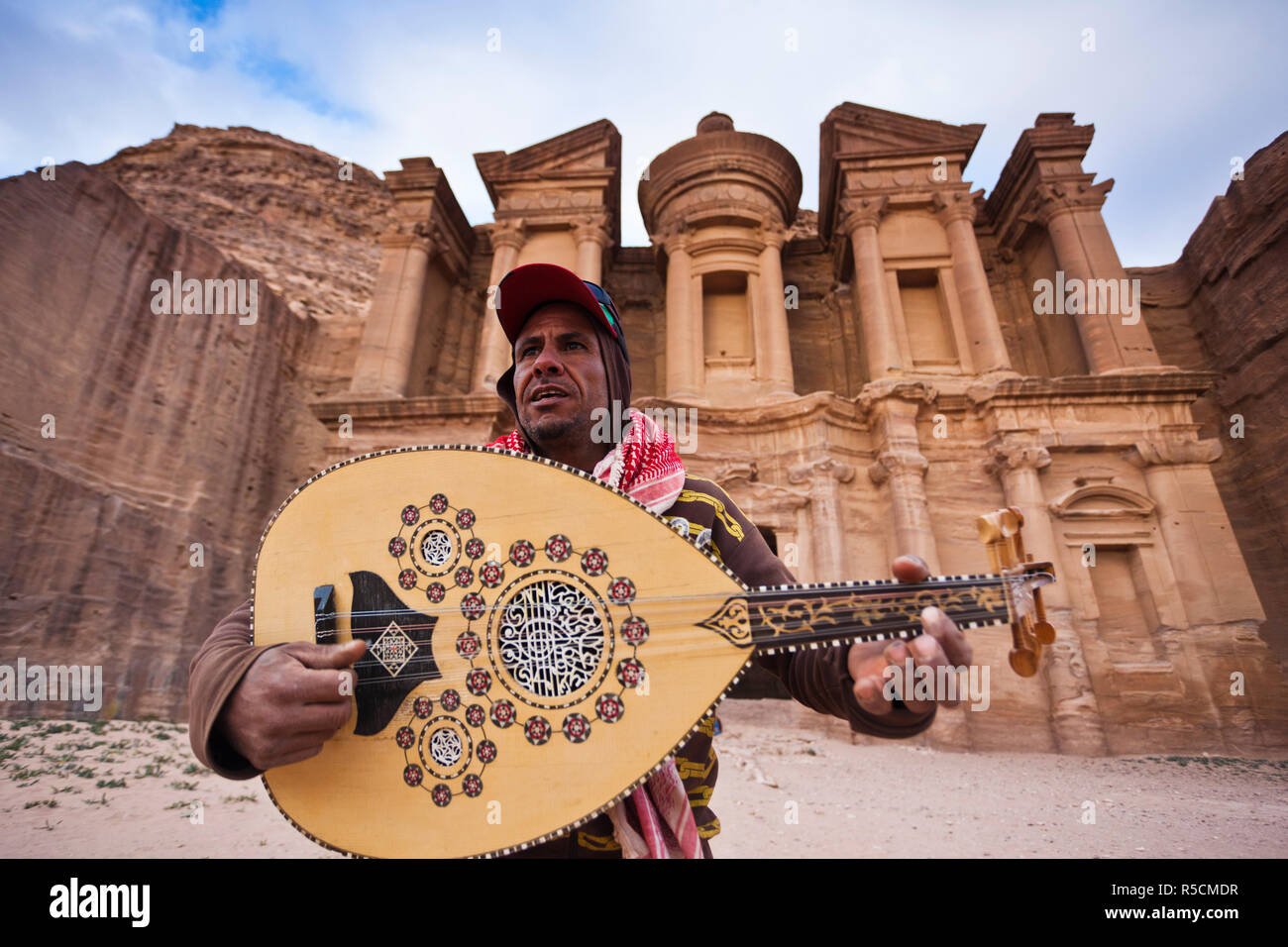 Jordan, Petra-Wadi Musa, Ancient Nabatean City of Petra, The Monastery ...