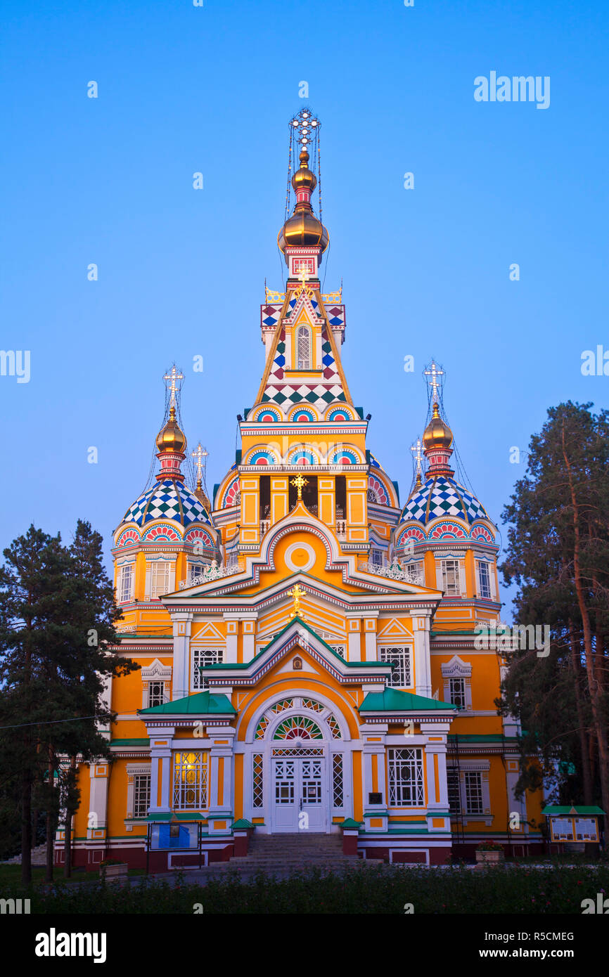 Kazakhstan, Almaty, Panfilov Park, Zenkov Cathedral previously known as ...