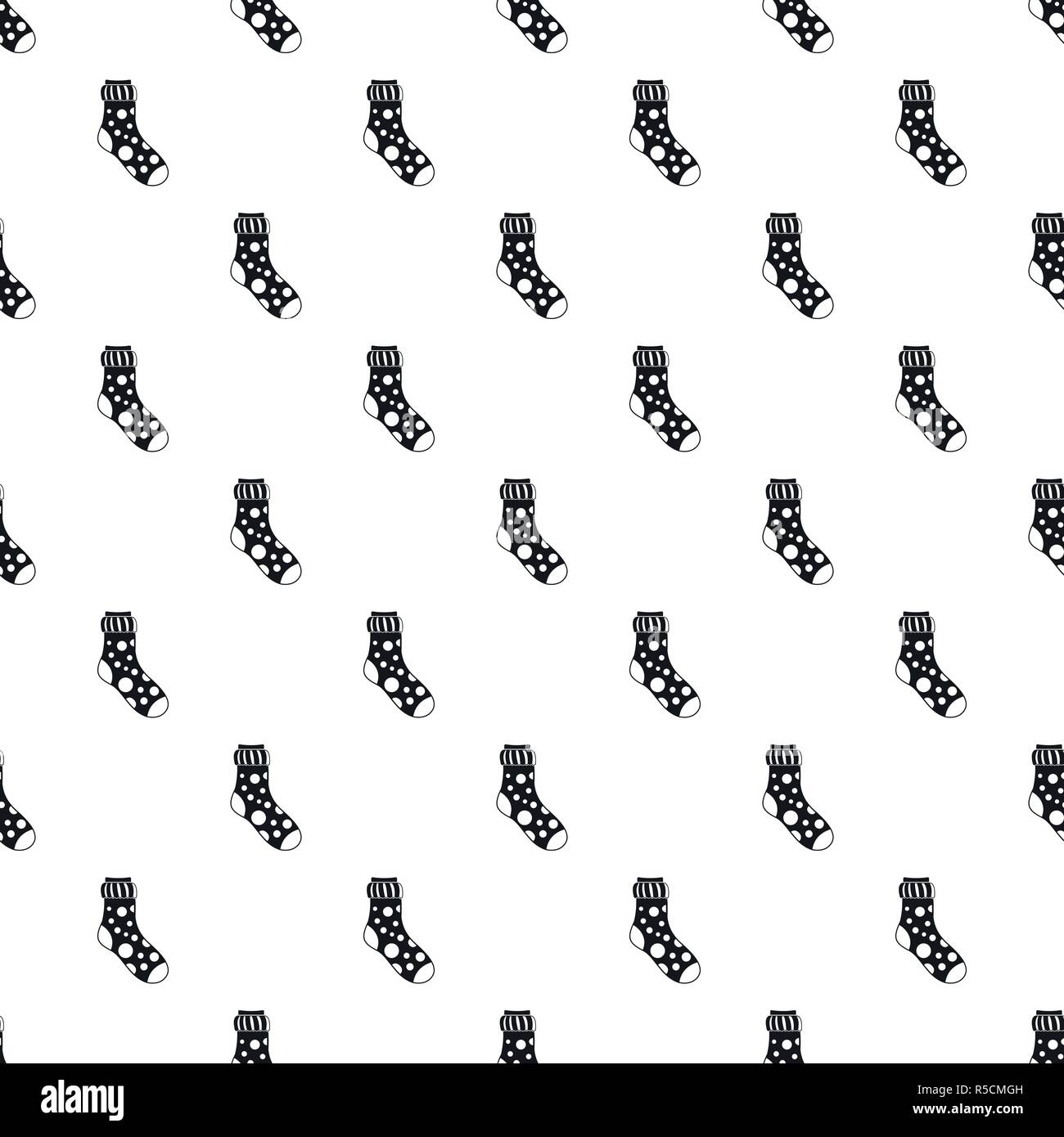 Spotted sock pattern seamless vector repeat geometric for any web design Stock Vector Image ...