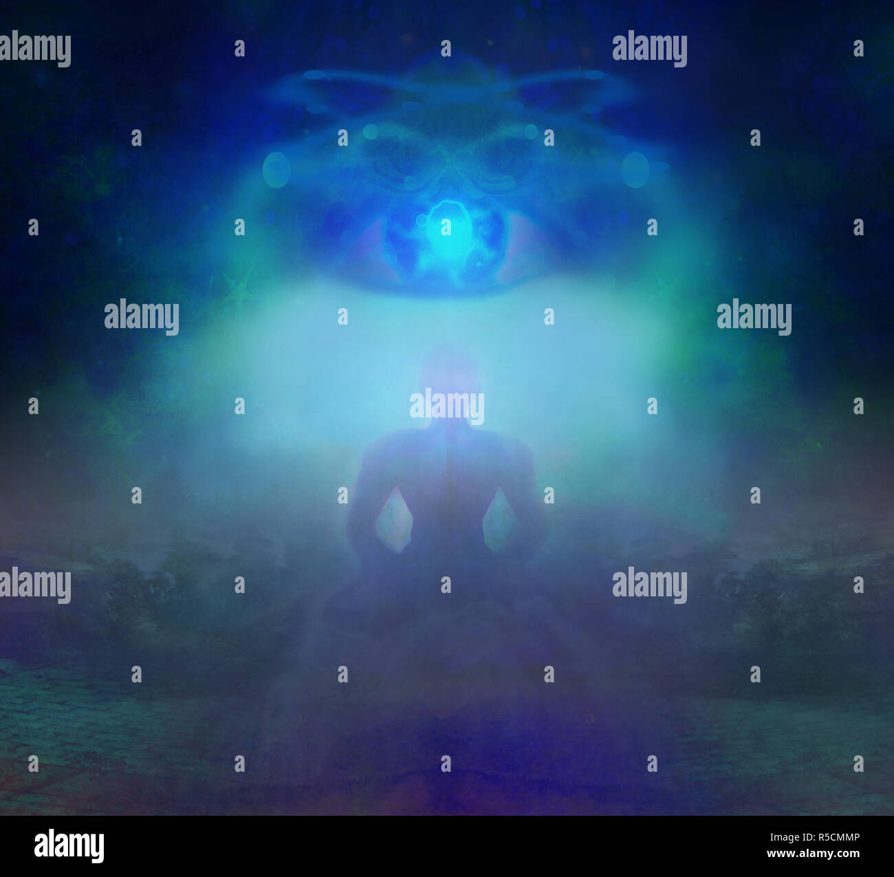 Man third eye psychic supernatural senses hi-res stock photography and ...