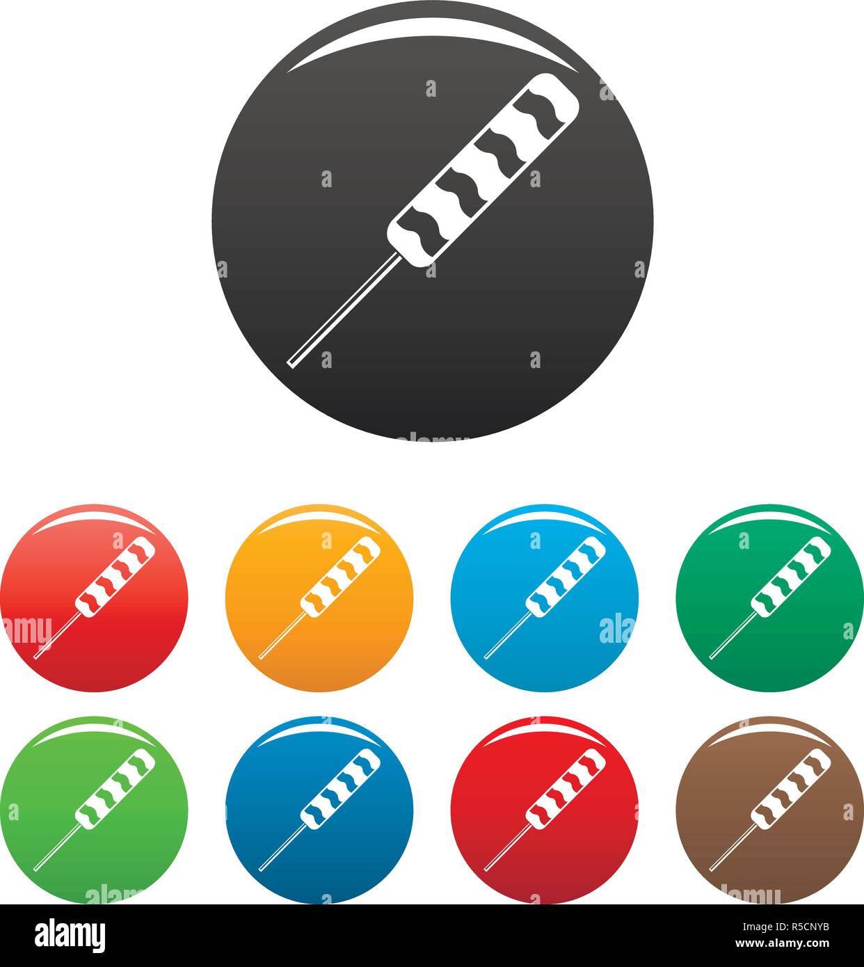 Marshmallow lolly sweet Stock Vector Images - Alamy