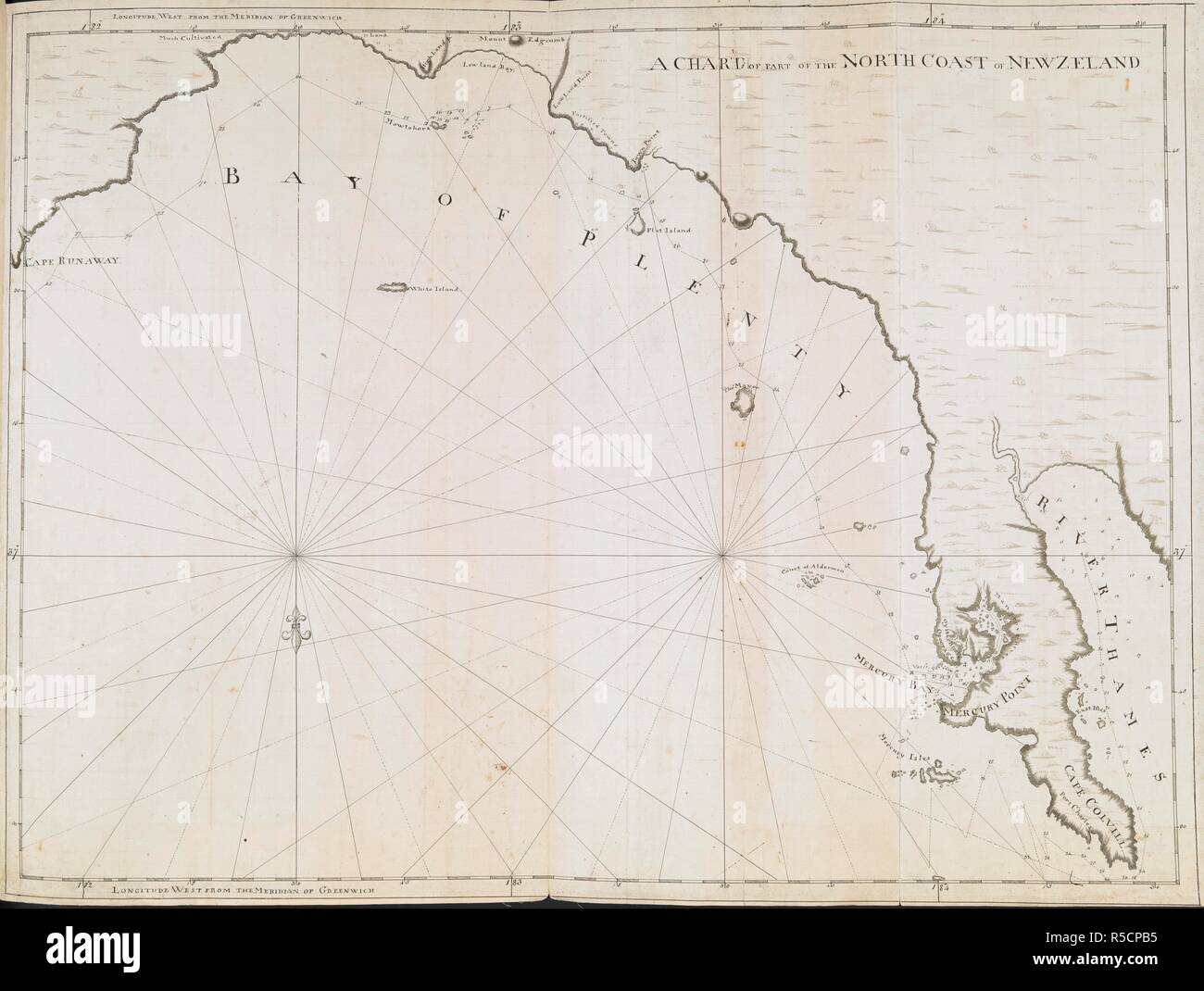 James cook first voyage map hi-res stock photography and images - Alamy