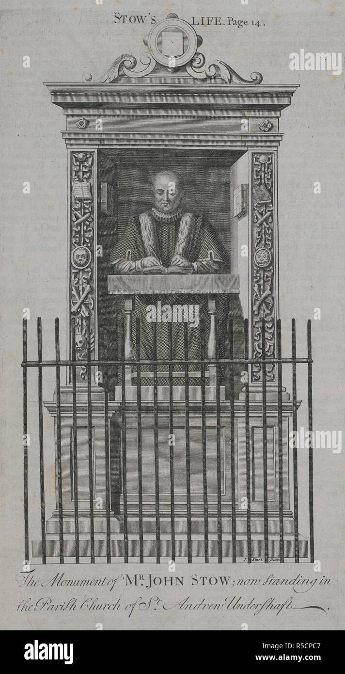 John stow map hi-res stock photography and images - Alamy