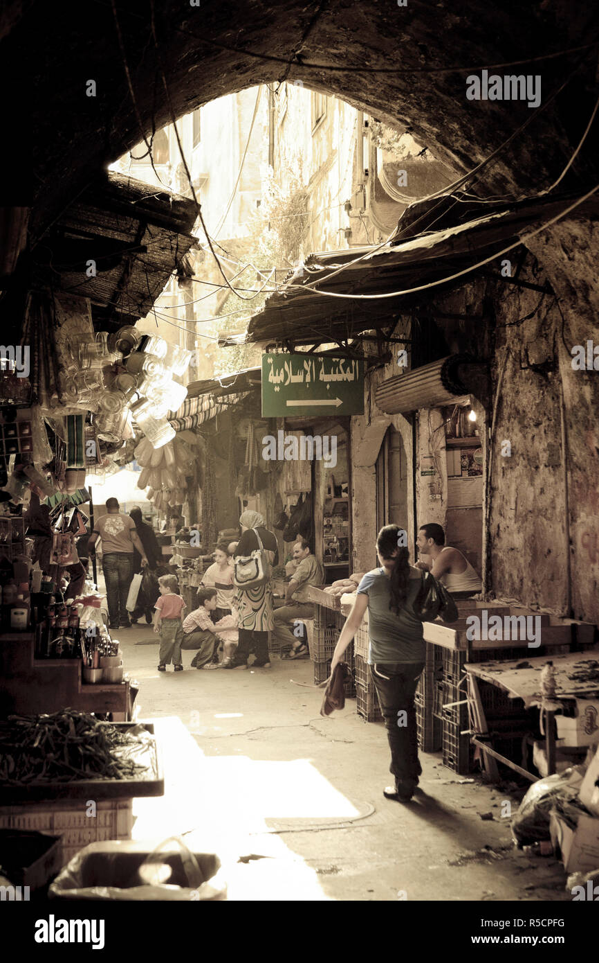 Lebanon, Tripoli, Old Town, souq (market Stock Photo - Alamy