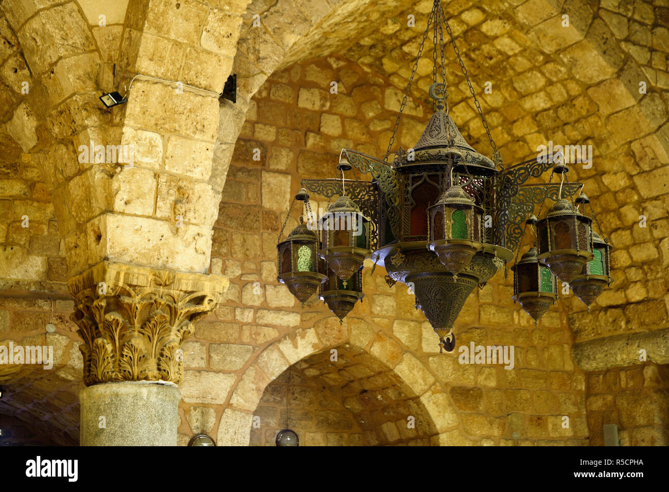 Lebanon, Tripoli, Taynal Mosque, a former Christian Church Stock Photo ...