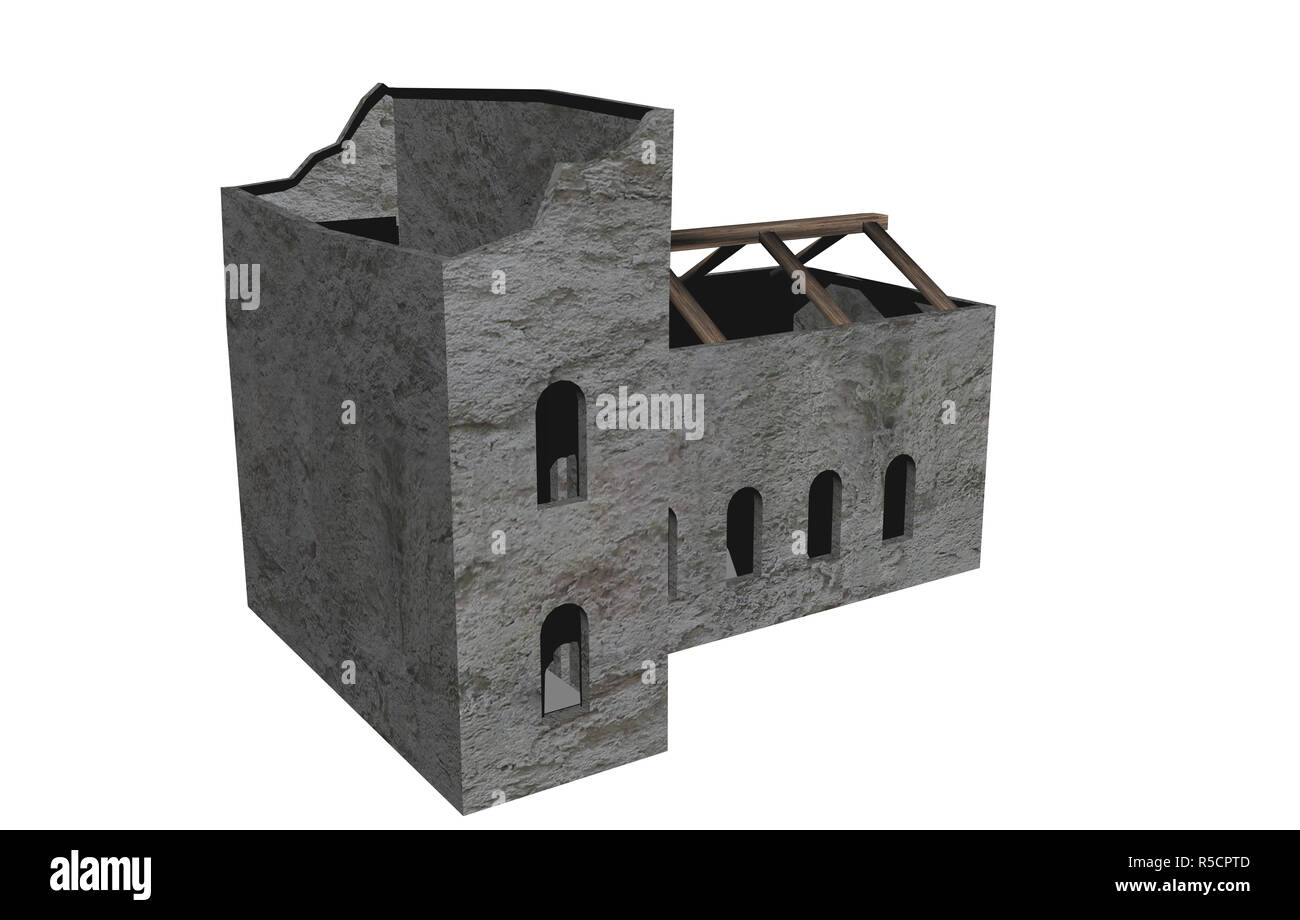 Buildings demolition Cut Out Stock Images & Pictures - Alamy