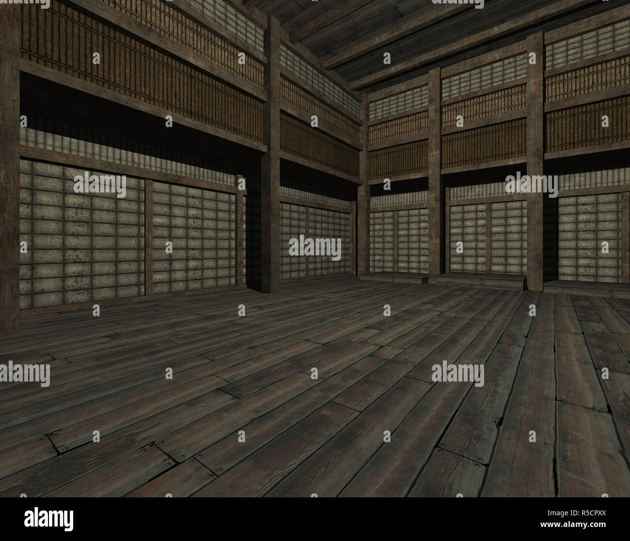 dojo training hall Stock Photo - Alamy