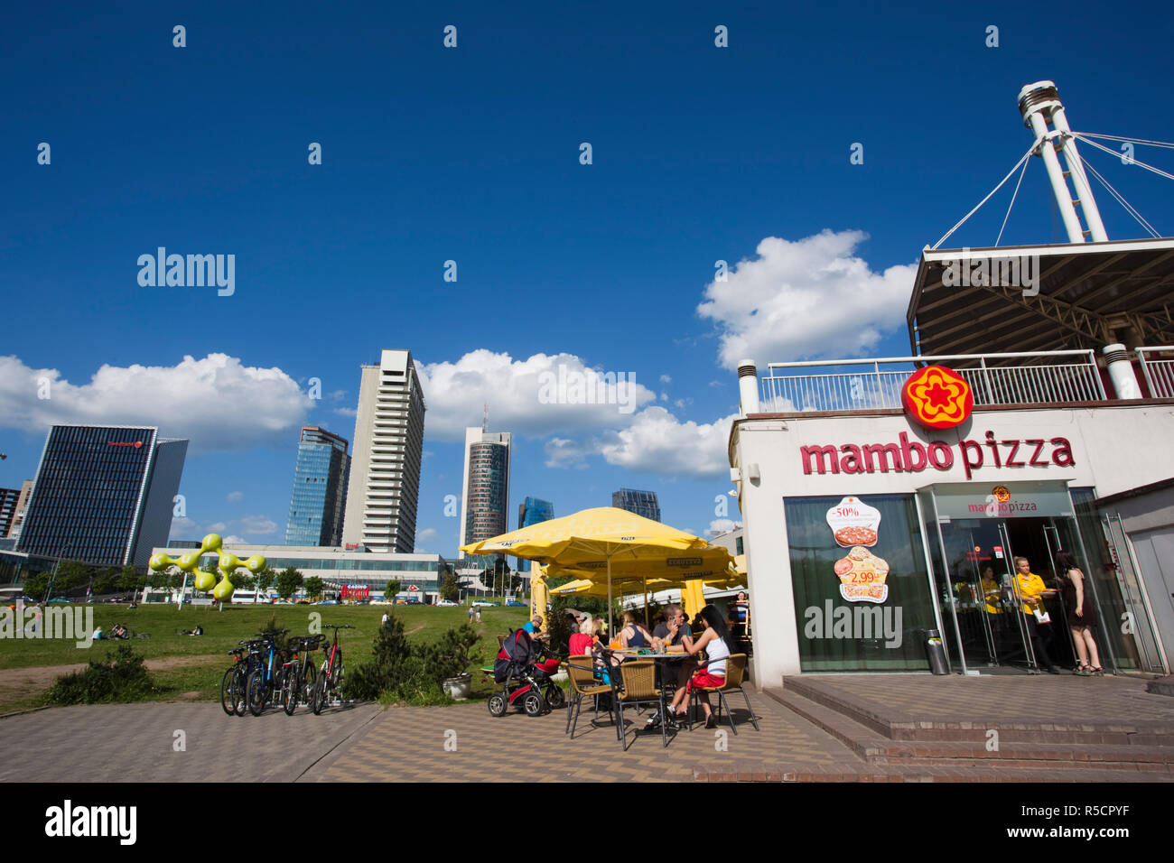 High rise building lithuania vilnius hi-res stock photography and ...