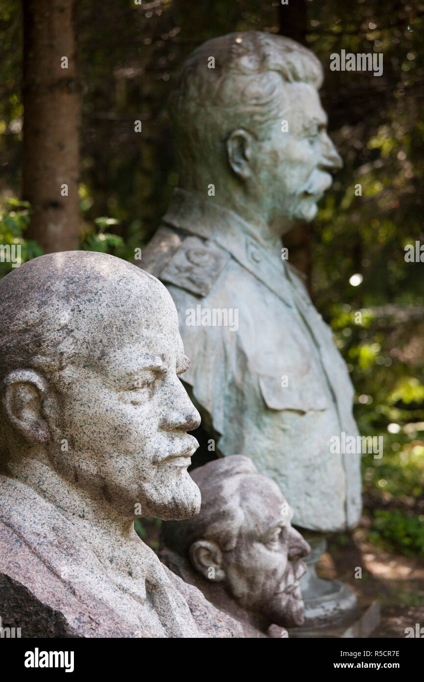 Lithuania, Southern Lithuania, Grutas, Grutas Park, sculpture park of ...