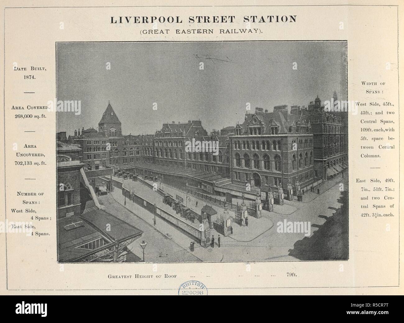 Liverpool street station. (Great eastern railway.). The Railway Herald ...