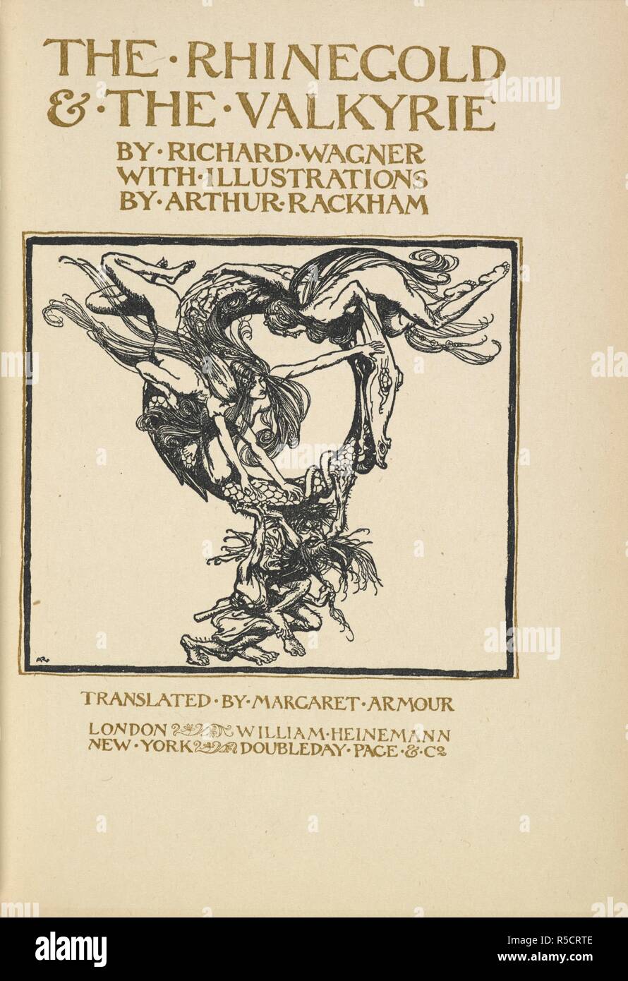 Illustrated title page. The Ring of the Niblung : a trilogy / Trans., M ...