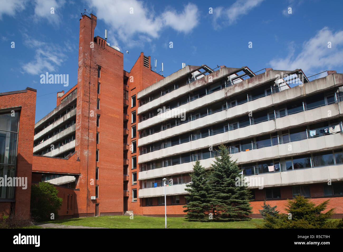 Latvia, Jurmala, Vaivari Village, Vaivari Sanitorium, Soviet-era resort ...