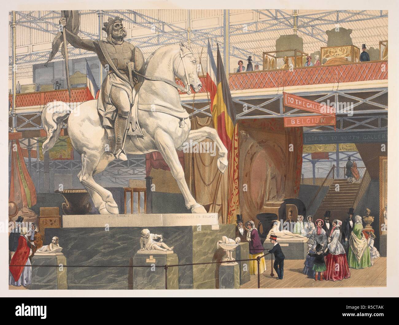 Crystal palace great exhibition statue hi-res stock photography and ...