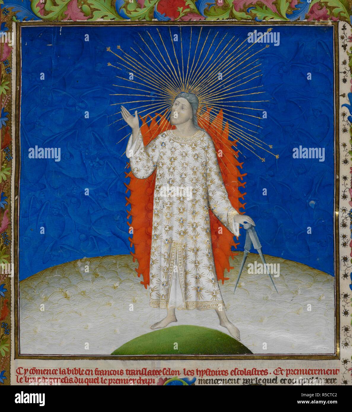 God holding a compass hi-res stock photography and images - Alamy