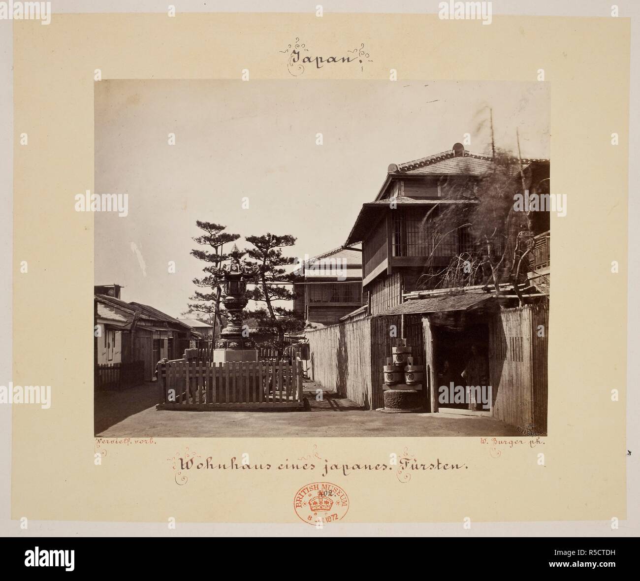 A Japanese residential building. [A Series of 56 Views of Towns ...