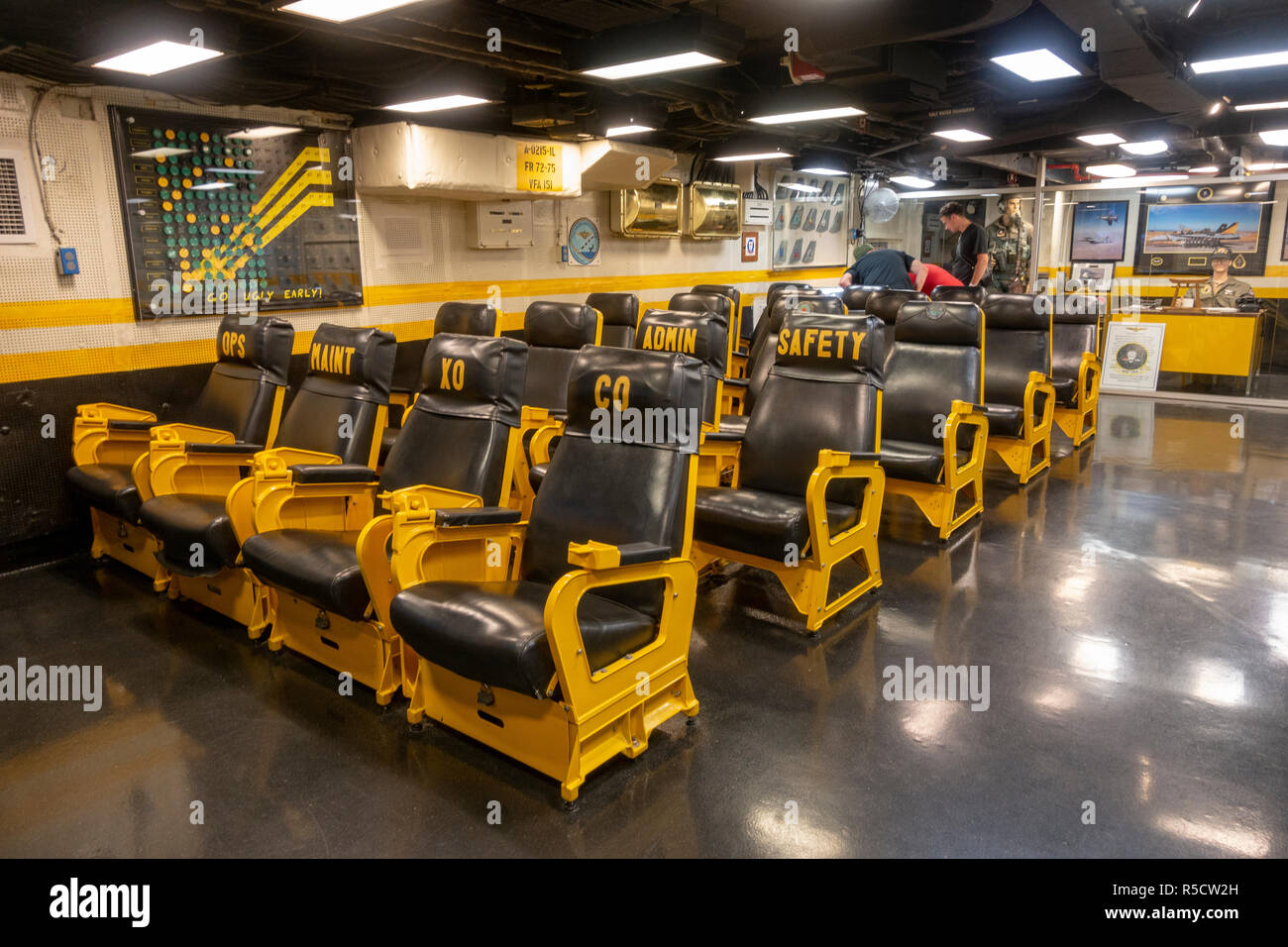 The VFA-151 Squadron Ready Room No 1, USS Midway Museum, San Diego ...