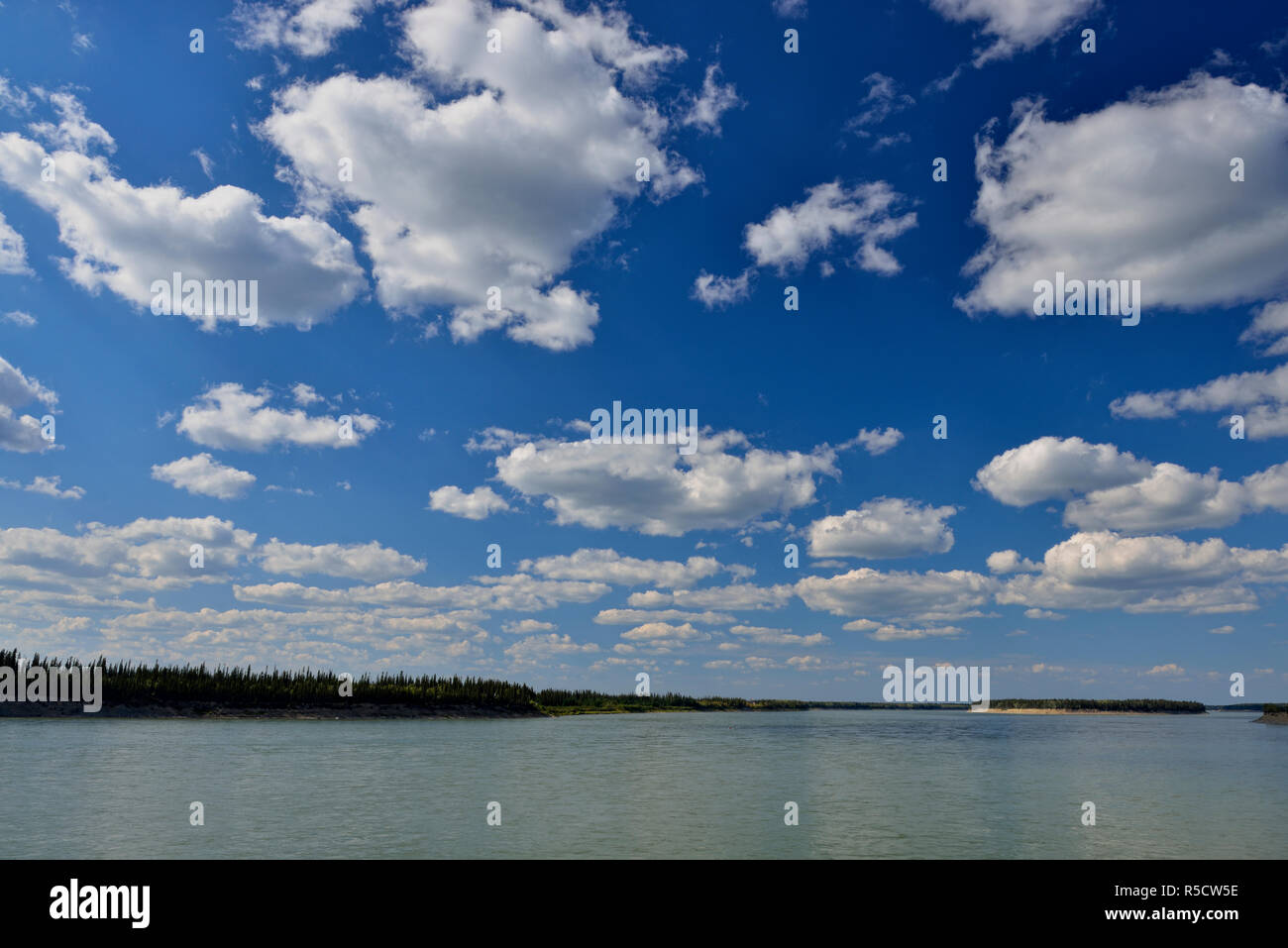 Mackenzie River, Fort Providence, Northwest Territories, Canada Stock ...