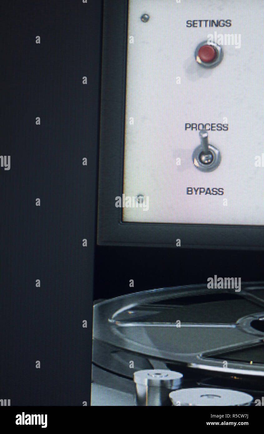 Recording studio audio computer editing mixing program sound controls ...