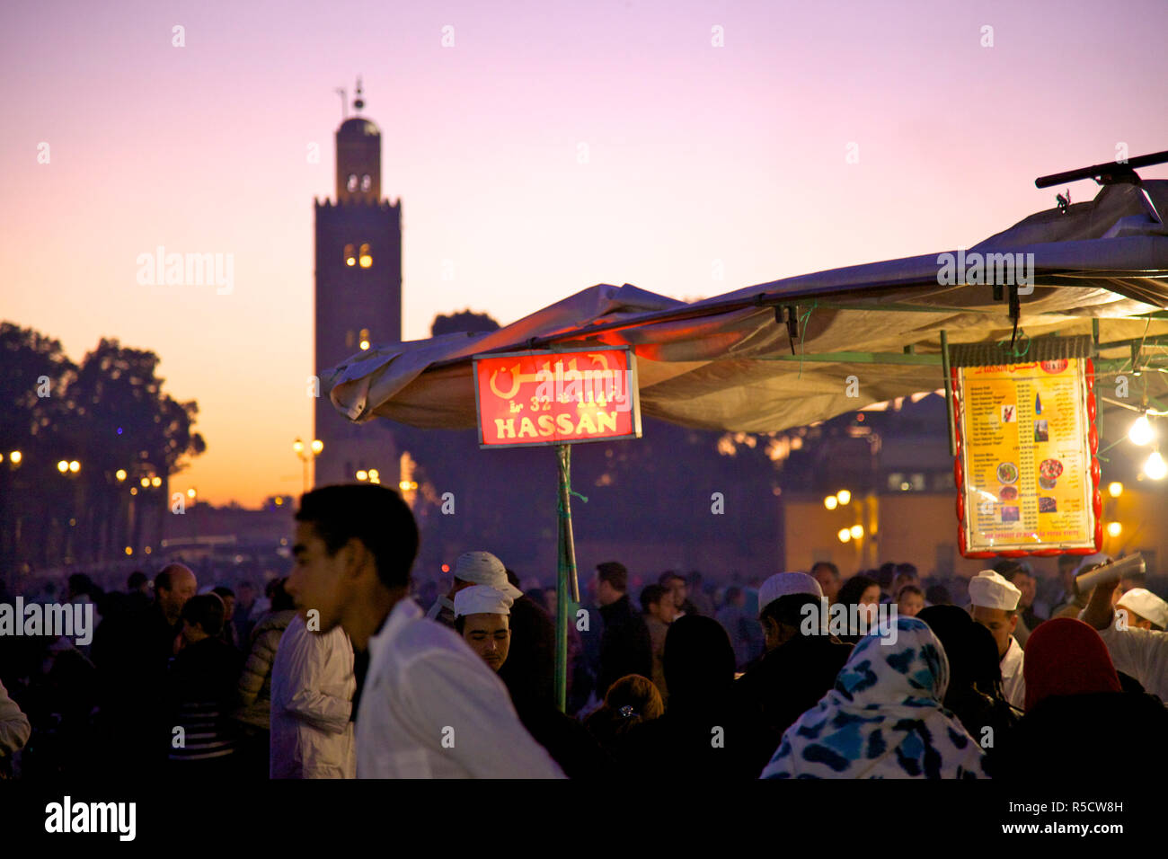The Night Market, Jemaa El Fna Square, Marrakech, Morocco, North Africa ...