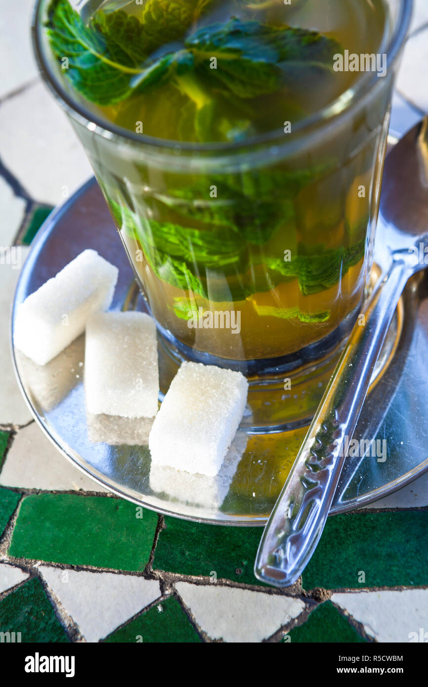 Mint Tea, Marrakech, Morocco, North Africa, Africa Stock Photo - Alamy