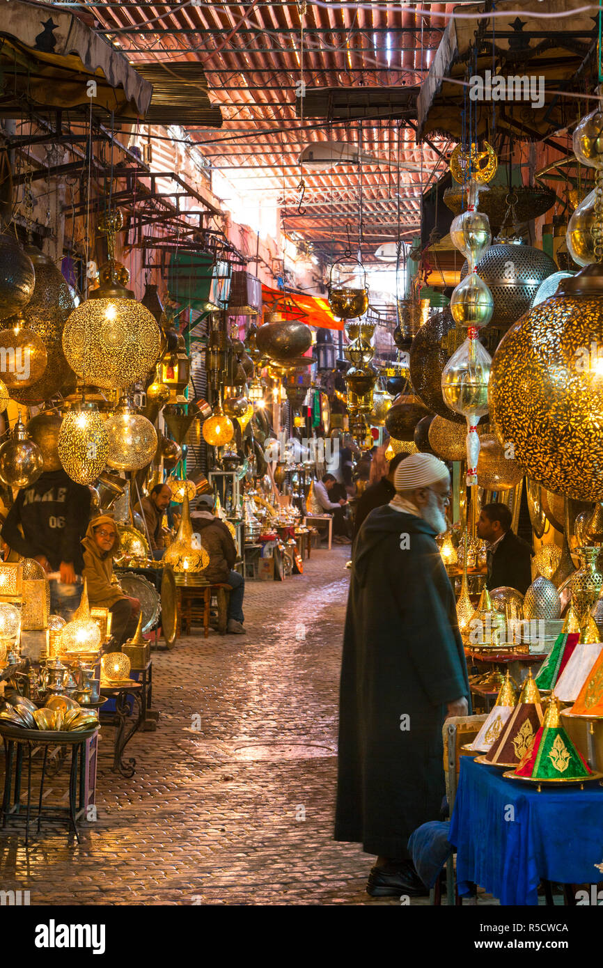 In the souk, Marrakech, Morocco, North Africa, Africa Stock Photo - Alamy